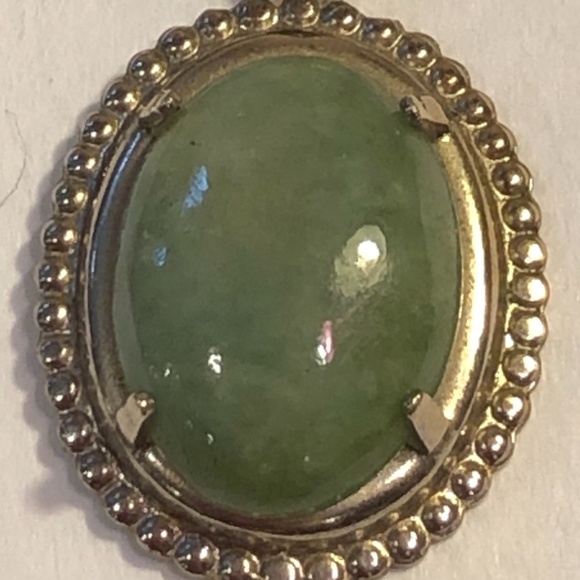 Vintage | Jewelry | Vintage Jade Pendant Necklace Boho Gypsy Silver ...